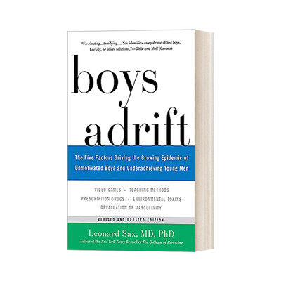 英文原版 Boys Adrift 养育男孩 英文版 进口英语原版书籍