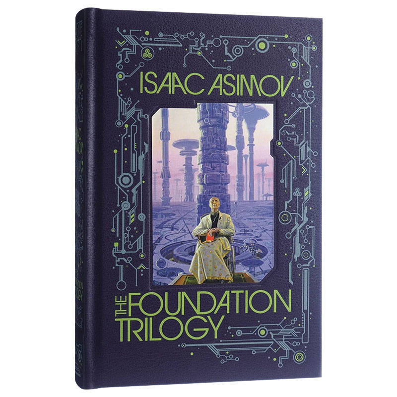 英文原版小说 Foundation Trilogy Exp-Prop阿西莫夫基地三部曲皮封精装合订版李佩斯新剧银河帝国英文版进口英语原版书籍_虎窝淘
