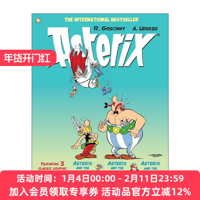 英文原版 Asterix Omnibus Vol. 11 高卢英雄历险记 31-33合订 卷十一 英文版 进口英语原版书籍