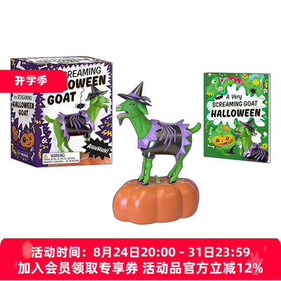 英文原版 Screaming Halloween Goat 尖叫羊 万圣节版 含指导书 英文版 进口英语原版书籍