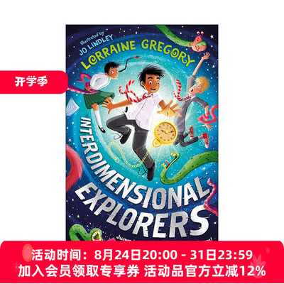英文原版 Interdimensional Explorers 跨次元探险家 青少年太空冒险题材章节书 英文版 进口英语原版书籍