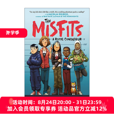 英文原版 The Misfits 01 A Royal Conundrum 异类系列1 皇室难题 儿童冒险小说 纽伯瑞奖得主Lisa Yee 精装 进口英语原版书籍