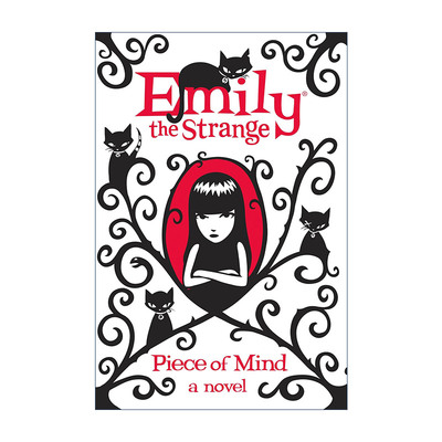 英文原版 Emily the Strange Piece of Mind 怪异的艾米莉 想法多多 美国经典漫画人物小说 儿童章节书 精装 进口英语原版书籍