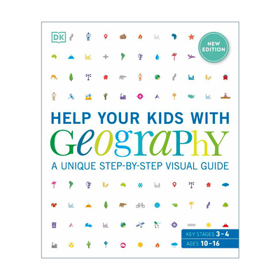 英文原版 Help Your Kids With Geography 帮你的孩子学地理 英文版 进口英语原版书籍