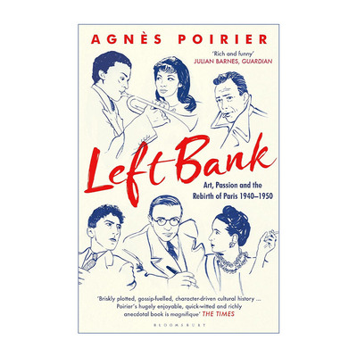 英文原版 Left Bank 巴黎左岸1940-1950 法国文艺最璀璨的十年 英文版 进口英语原版书籍