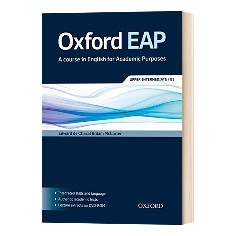 英文原版 OXFORD EAP B2 Student's Book and DVD-ROM Pack牛津学术英语综合教材B2英文版_虎窝淘