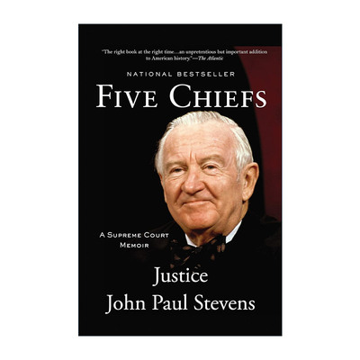 英文原版 Five Chiefs 五位首席大法官 法院杂忆 约翰·史蒂文斯原美国法院大法官 英文版 进口英语原版书籍