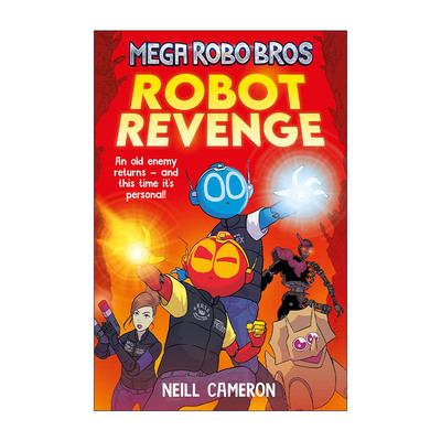 英文原版 Mega Robo Bros 3 Robot Revenge 超级机器兄弟3 机器人复仇 Neill Cameron少儿漫画 英文版 进口英语原版书籍