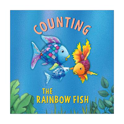 英文原版 Rainbow Fish Counting 彩虹鱼 数数 纸板书 英文版 进口英语原版书籍