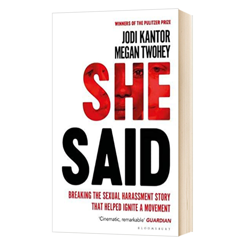 她说关于ME TOO运动不为人知的故事英文原版 She Said纽约时报畅销书籍英文版进口原版英语书_虎窝淘