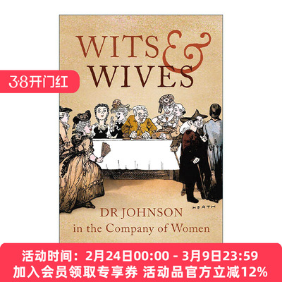 英文原版 Wits and Wives 智者与佳人 塞缪尔?约翰逊与女性的交往故事 英文版 进口英语原版书籍