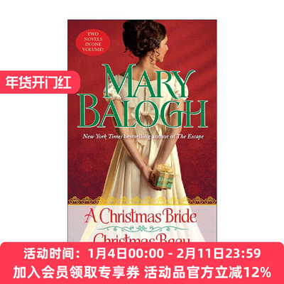英文原版 A Christmas Bride Christmas Beau 圣诞新娘 圣诞情人 二合一 历史浪漫小说 Mary Balogh 英文版 进口英语原版书籍
