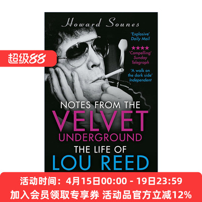 英文原版 Notes from the Velvet Underground 地下丝绒笔记 卢·里德传记 英文版 进口英语原版书籍