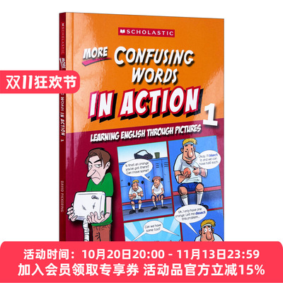 英文原版 More Confusing Words In Action 1 学乐画中画 更多易混淆词卷1 英文版 进口英语原版书籍