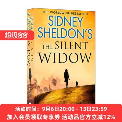 英文原版 Sidney Sheldon's the Silent Widow 西德尼·谢尔顿 缄默女人 英文版 进口英语原版书籍