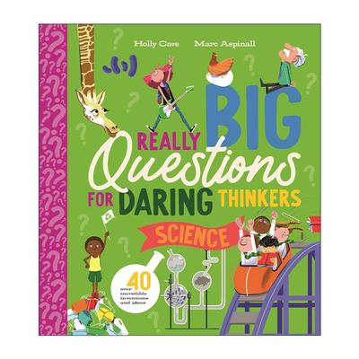 英文原版 Really Big Questions for Daring Thinkers Science 思考大问题 关于科学的40多个大胆想法 儿童人文科普百科精装读物