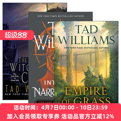 英文原版 Last King of Osten Ard 最后的君王系列1-3册 回忆，悲伤与荆棘作者Tad Williams泰德·威廉姆斯 英文版 进口原版书籍