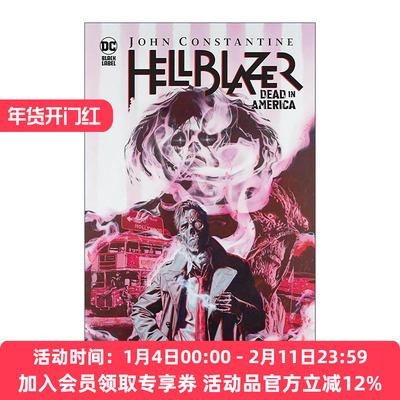 英文原版 John Constantine  Hellblazer 约翰·康斯坦丁 地狱神探 美国之死 DC漫画 精装 英文版 进口英语原版书籍