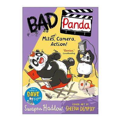 英文原版 Bad Panda Mites Camera Action 坏熊猫3 Swapna Haddow儿童幽默插画故事书 英文版 进口英语原版书籍