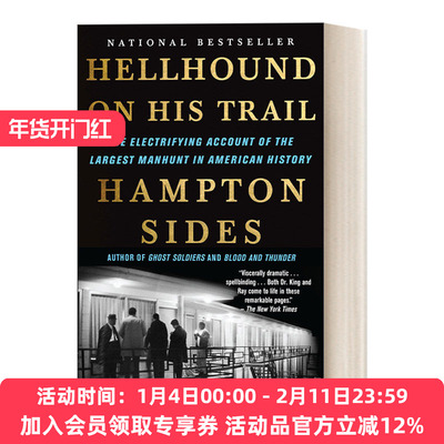 追踪刺客 英文原版 Hellhound on His Trail 历史 美国国家畅销书 Hampton Sides 英文版 进口英语原版书籍