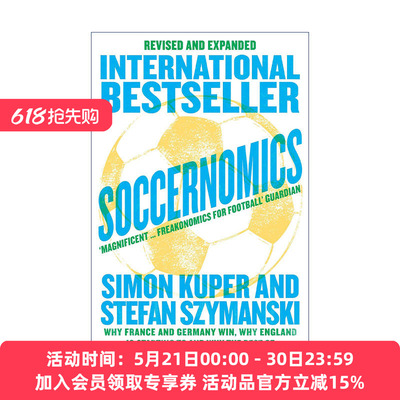 英文原版 Soccernomics 足球经济学 西蒙·库珀 新版 从经济学的角度解读足球 英文版 进口英语原版书籍