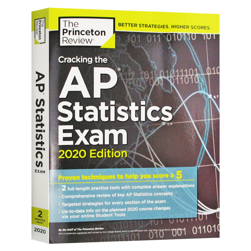 破解AP统计学考试2020版英文原版 Cracking the AP Statistics Exam全英文版普林斯顿AP统计学考试用书正版进口 ...