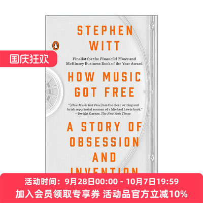 英文原版 How Music Got Free 音乐是怎么变成免费午餐的 Stephen Witt斯蒂芬·维特 英文版 进口英语原版书籍