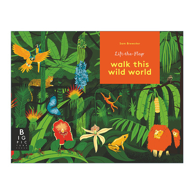 走进野生部落 英文原版 Walk This Wild World 儿童自然动物主题精装绘本 Kate Baker 插画Sam Brewster 英文版 进口英语原版书籍