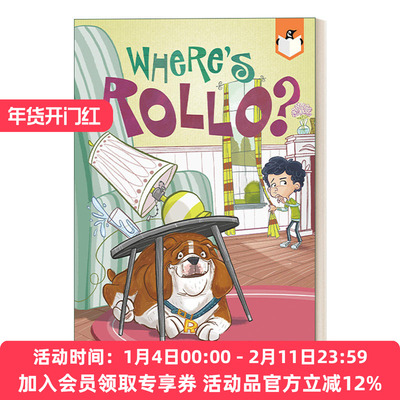 罗洛在哪里 英文原版 Where's Rollo? 兰登儿童幽默桥梁章节书 全彩插画 Reed Duncan 英文版 进口英语原版书籍