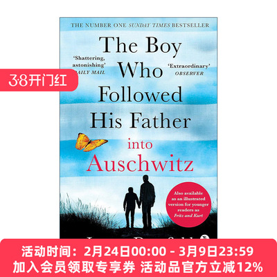 英文原版 The Boy Who Followed His Father into Auschwitz 跟随父亲去奥斯维辛的男孩 Jeremy Dronfield国际畅销小说 二战历史