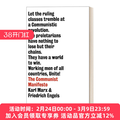 共产党宣言 英文原版 The Communist Manifesto 马克思 恩格斯 企鹅伟大思想系列 英文版 进口英语原版书籍