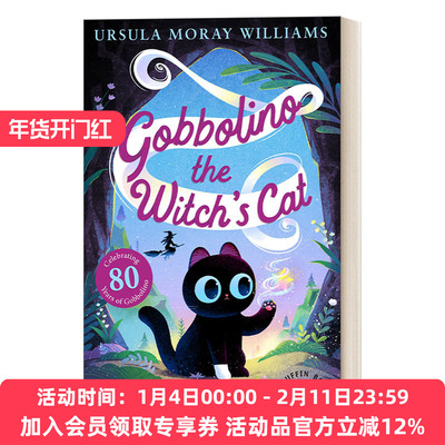 英文原版小说 Gobbolino the Witch's Cat 女巫的猫 厄休拉 莫莉 威廉姆斯 儿童奇幻章节小说 英文版 进口英语原版书籍