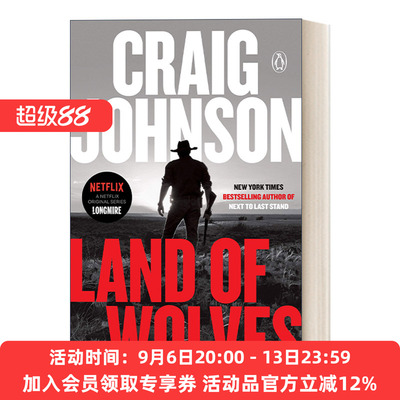 英文原版 Land of Wolves Walt Longmire Mystery 15 西镇警魂系列15 狼的土地 同名电影原著小说 Craig Johnson 英文版 进口书籍