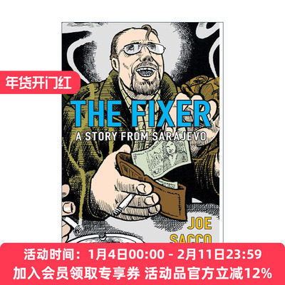 英文原版 The Fixer 能人 Joe Sacco漫画 英文版 进口英语原版书籍