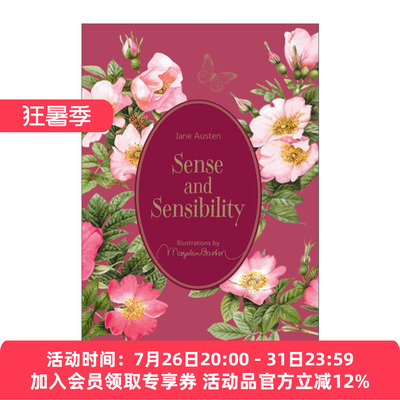 英文原版 Sense and Sensibility 理智与情感 精装收藏 彩色插图版 插画师荷兰水彩画家Marjolein Bastin 英文版 进口英语原版书籍