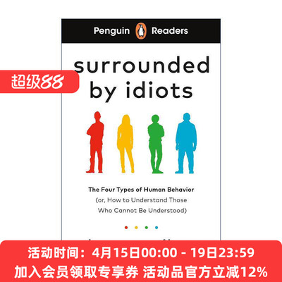 英文原版 Penguin Readers Level 7 Surrounded by Idiots ELT Graded Reader 企鹅英语分级阅读7级 被白痴包围 托马斯·埃里克森