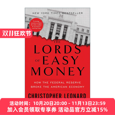 英文原版 The Lords of Easy Money 快钱之王 美联储如何搞垮美国经济 英文版 进口英语原版书籍