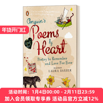 心的诗集 英文原版 Penguin's Poems by Heart  黑经典 英文版 进口英语原版书籍