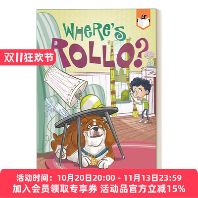 罗洛在哪里 英文原版 Where's Rollo? 兰登儿童幽默桥梁章节书 全彩插画 Reed Duncan 英文版 进口英语原版书籍