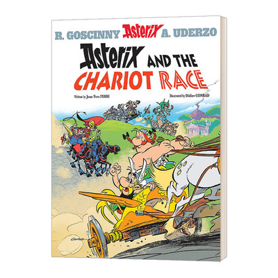 英文原版 Asterix Asterix and The Chariot Race 高卢英雄历险记 战车竞赛 英文版 进口英语原版书籍