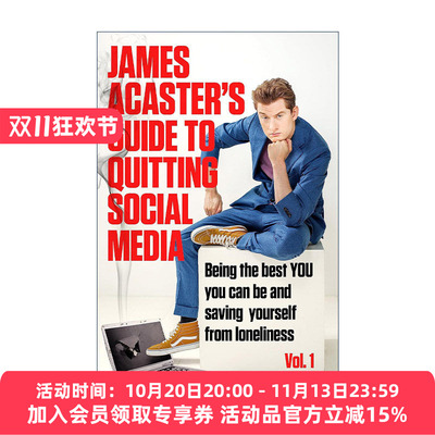英文原版 James Acaster's Guide to Quitting Social Media 詹姆斯·艾克斯特的退出社交媒体指南 英文版 进口英语原版书籍