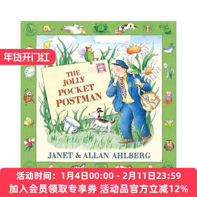 快乐的袖珍邮递员 英文原版 The Jolly Pocket Postman 艾伦·阿尔伯格儿童绘本精装 英文版 进口英语原版书籍