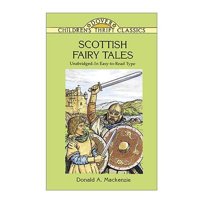 英文原版 Scottish Fairy Tales 苏格兰童话故事集 未删节完整版 通俗易懂版 约翰·格林插画 英文版 进口英语原版书籍