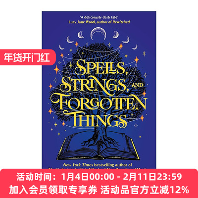 英文原版 Spells  Strings and Forgotten Things 咒语 爱情之线与遗忘之事 浪漫小说 奇幻版傲慢与偏见 英文版 进口英语原版书籍