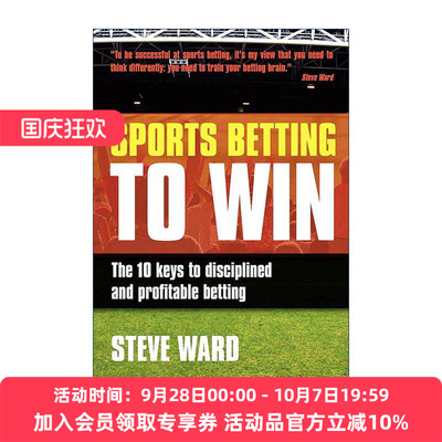 英文原版 Sports Betting to Win 体育博彩致胜之道 英文版 进口英语原版书籍