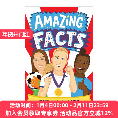 英文原版 Amazing Facts The Lionesses 孩子们需要知道的惊人事实 关于英格兰女足雌狮队 儿童插画科普书英文版进口英语原版书籍