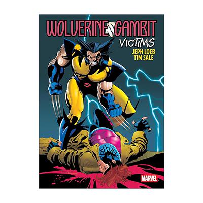 英文原版 Wolverine Gambit 金刚狼 牌皇 受害者 画廊版 漫威漫画 精装收藏版 杰夫·洛布 英文版 进口英语原版书籍