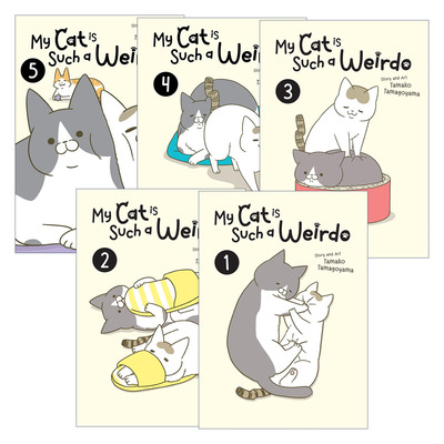 英文原版 My Cat is Such a Weirdo Vol 我家的猫又在干怪事了1-5册 治愈宠物漫画 英文版 进口英语原版书籍