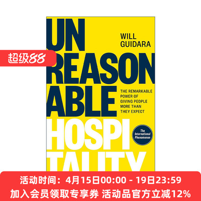 不合理的款待 英文原版 Unreasonable Hospitality 给予客户超出预期的服务的魔力 英文版 进口英语原版书籍