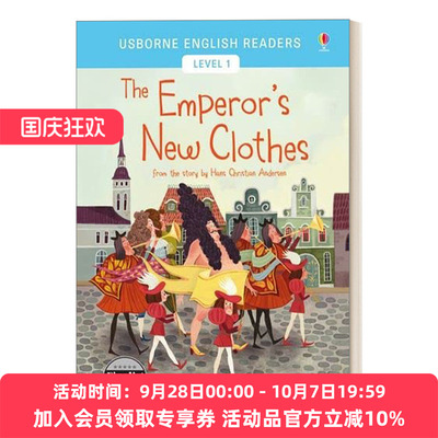 英文原版 English Readers Level 1 The Emperor's New Clothes 分级阅读1 皇帝的新衣 英文版 进口英语原版书籍